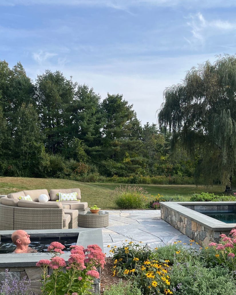 Delgado Stone Collections Featured at the new Soake Pools Experience Center