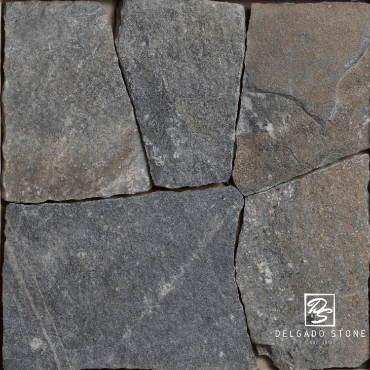 American Mist Collection | Dark Grey Stone Veneer | Delgado Stone