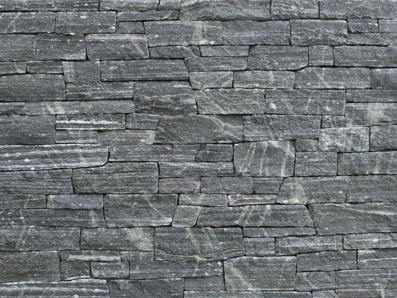 Natural Ledgestone Veneer Siding: American Mist