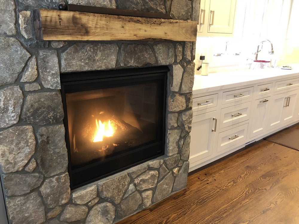 Natural Stone Interior Fireplace - A Great Design Story