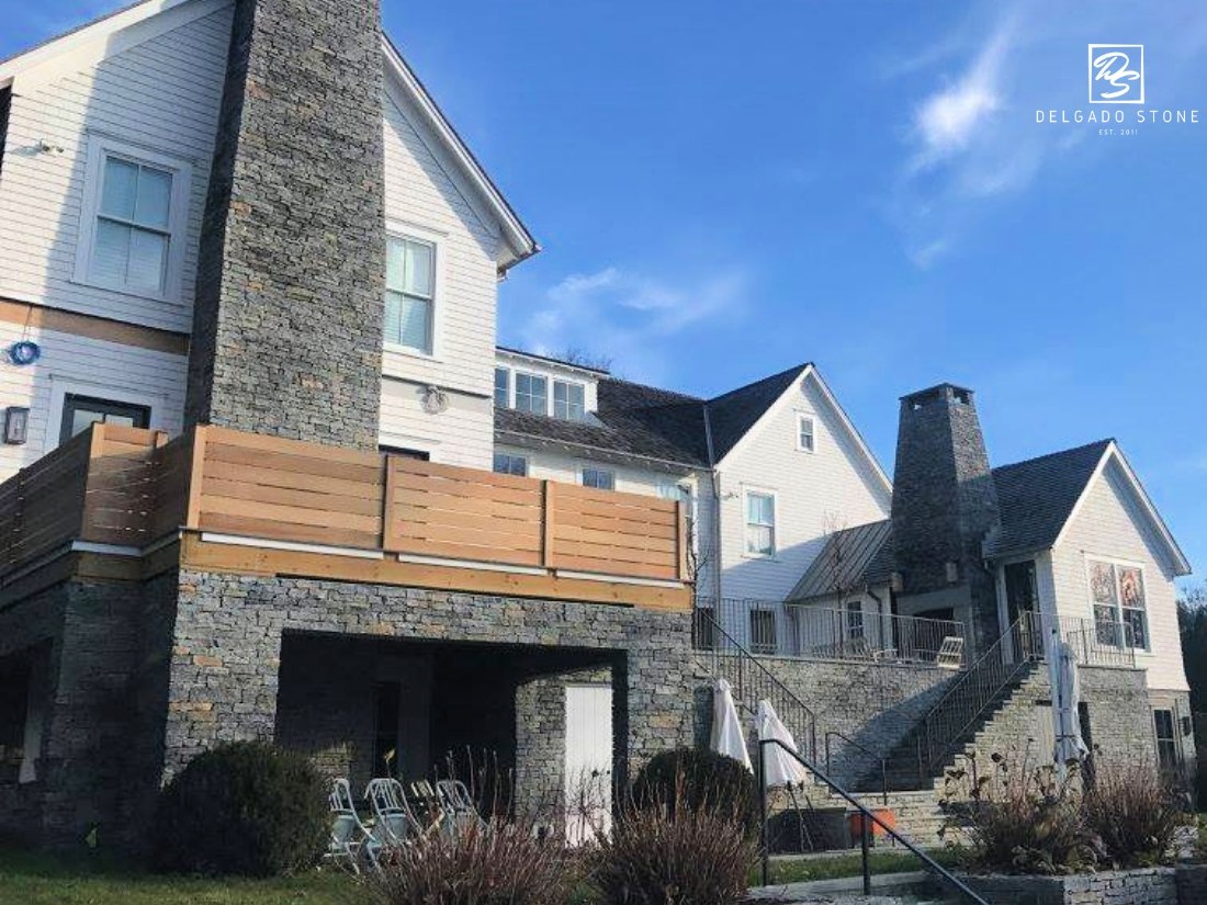 Greenwich Blue Stone Veneer - Natural Stone Products - Delgado Stone