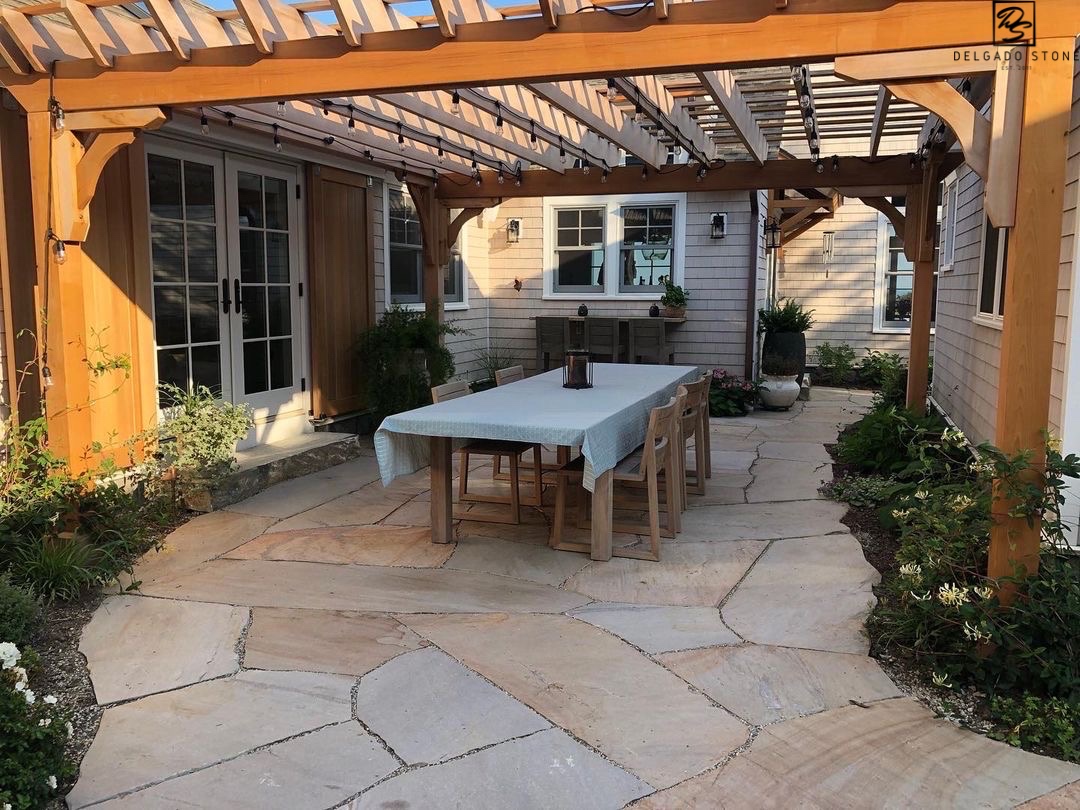 Sterling Tan Landscape | Sterling Tan Patio | Delgado Stone