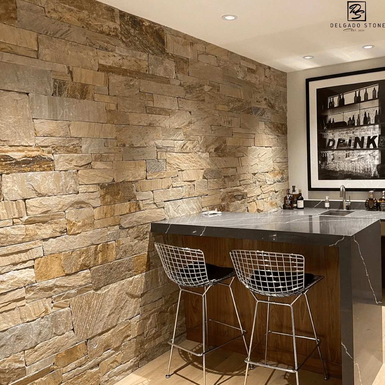 Sterling Tan Veneer | Delgado Stone | Quartzite
